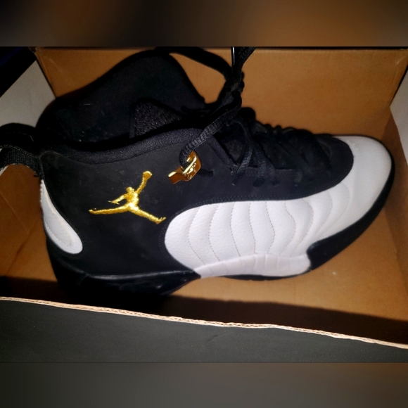 Jordan | Shoes | Jordan Jumpman Pro Black White Metallic Gold | Poshmark